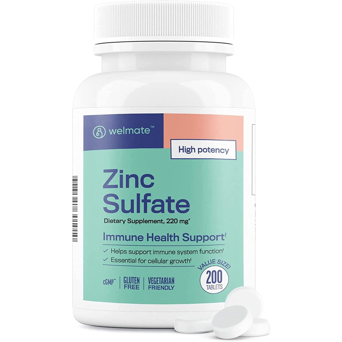 WELMATE zinc sulfate health benefits