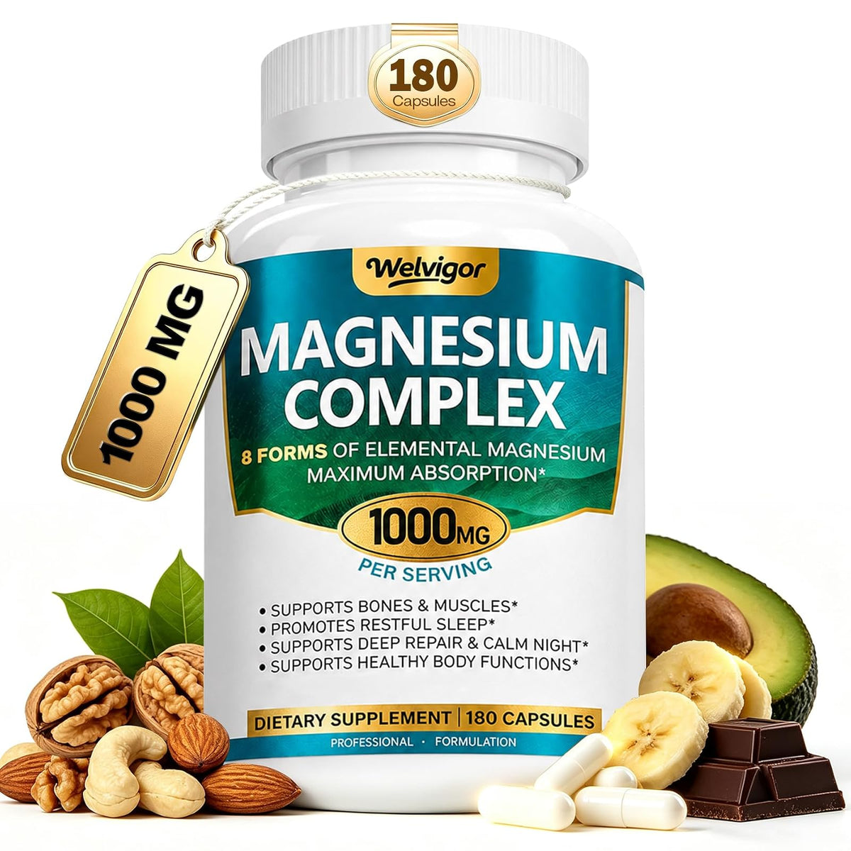 Welvigor Magnesium Complex 1000 mg capsules