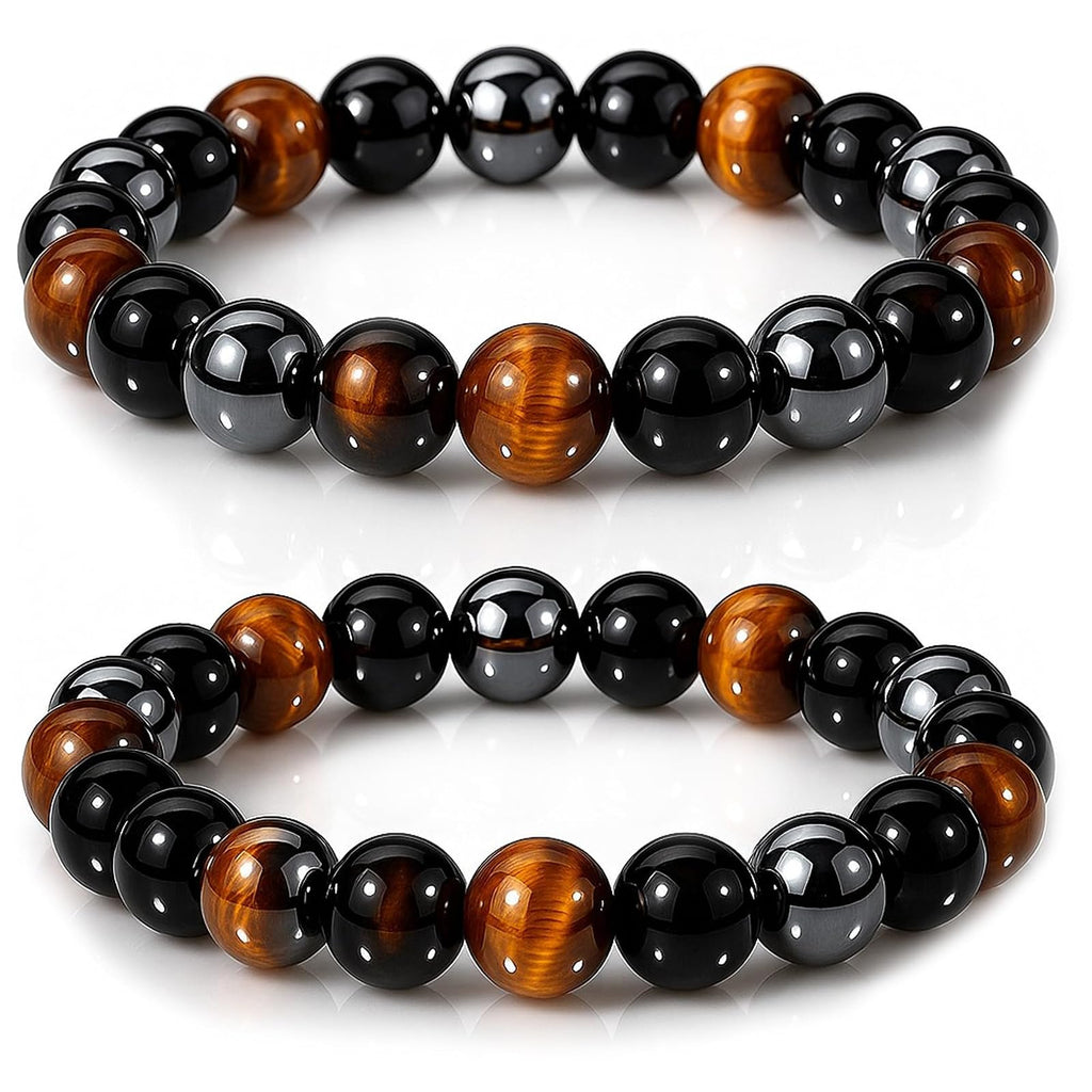 WFJ black obsidian protection bracelet