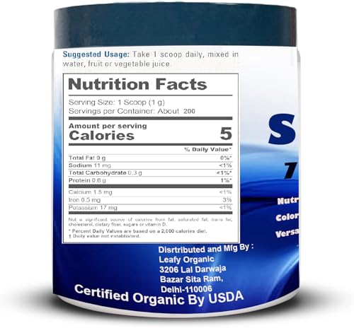 what is blue spirulina good for