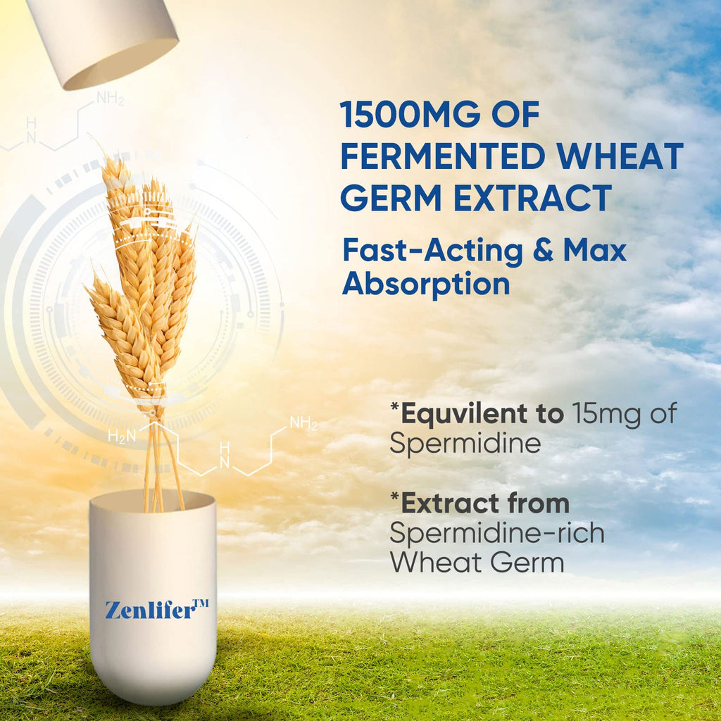Wheat germ benefits in zinc capsules