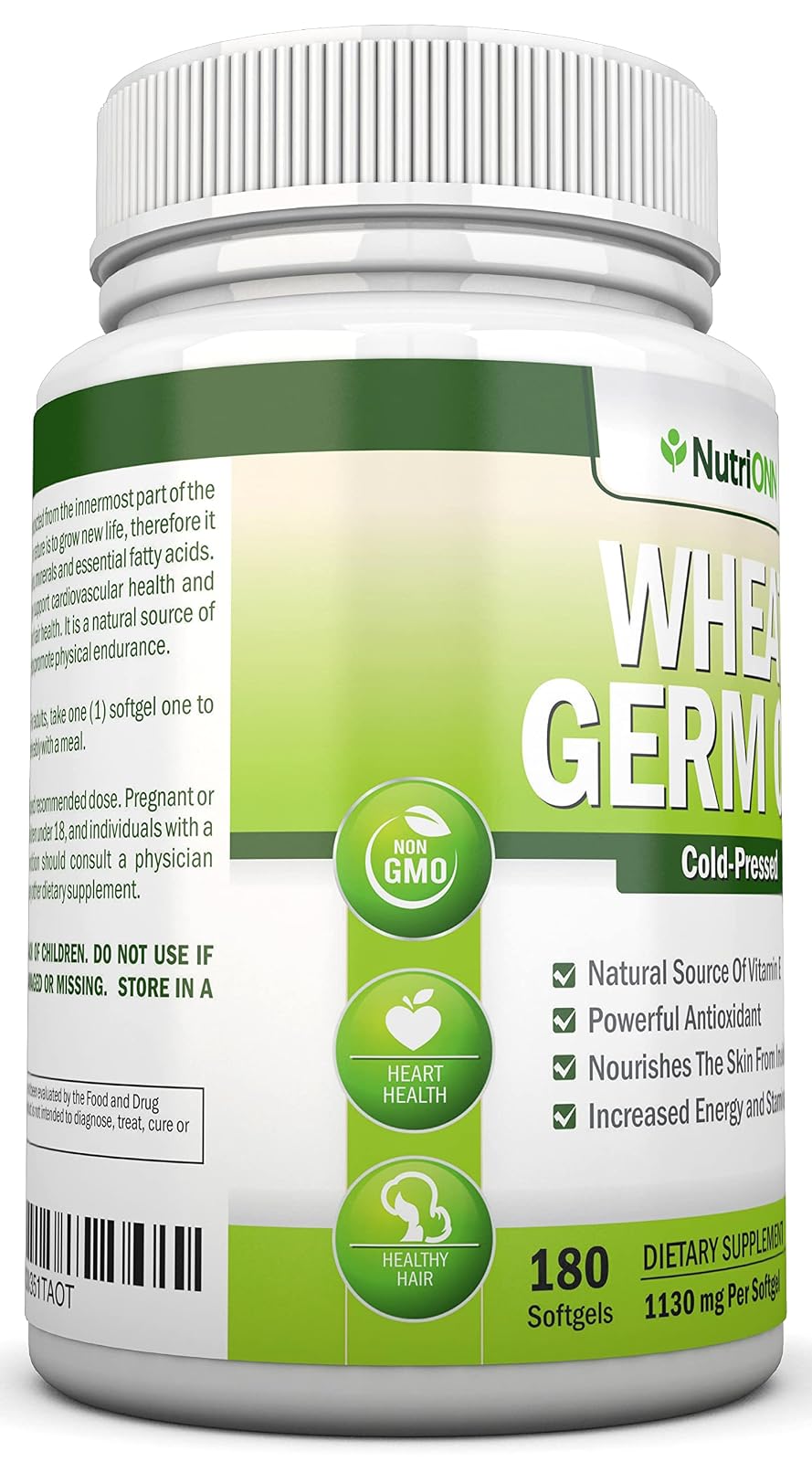 Wheat germ oil for healthy skin