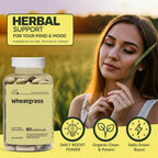 wheat grass capsules for digestive support