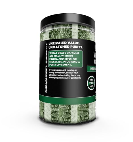 wheat grass capsules for digestive support