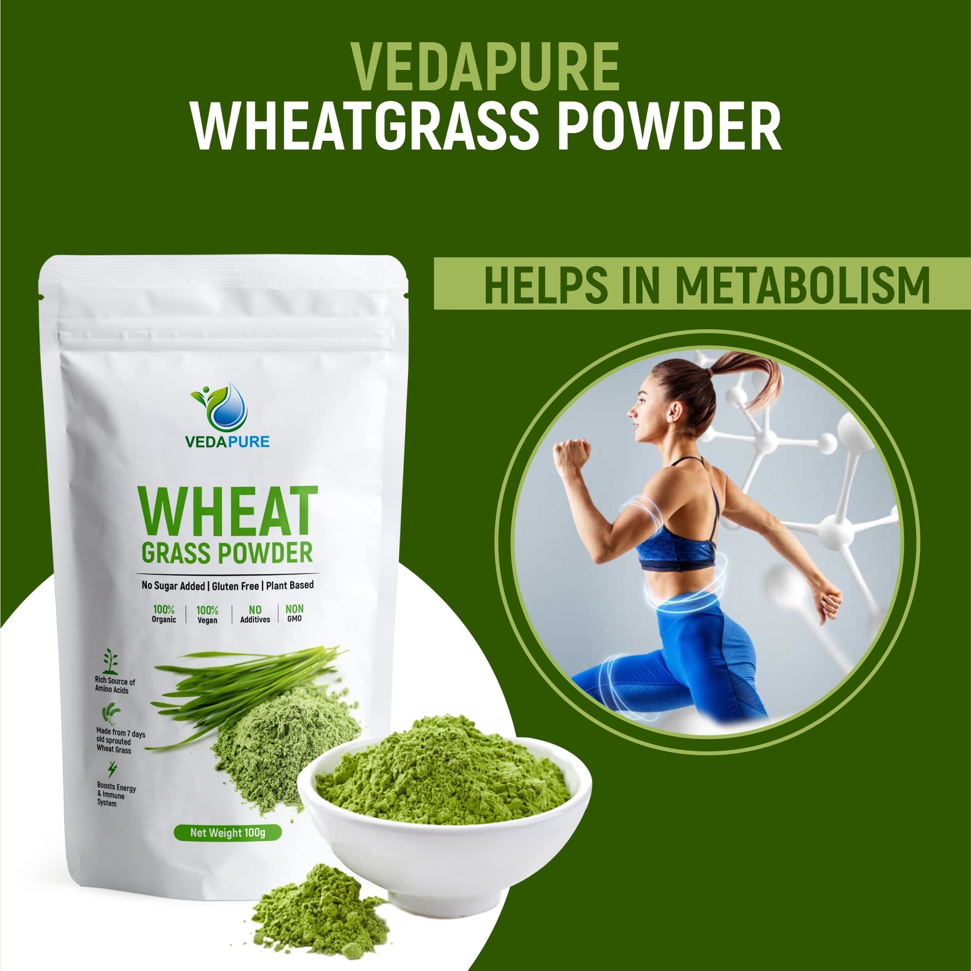 wheat grass powder for healthy lifestyle