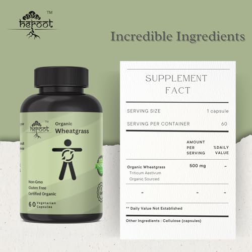 wheatgrass capsules for daily vitality