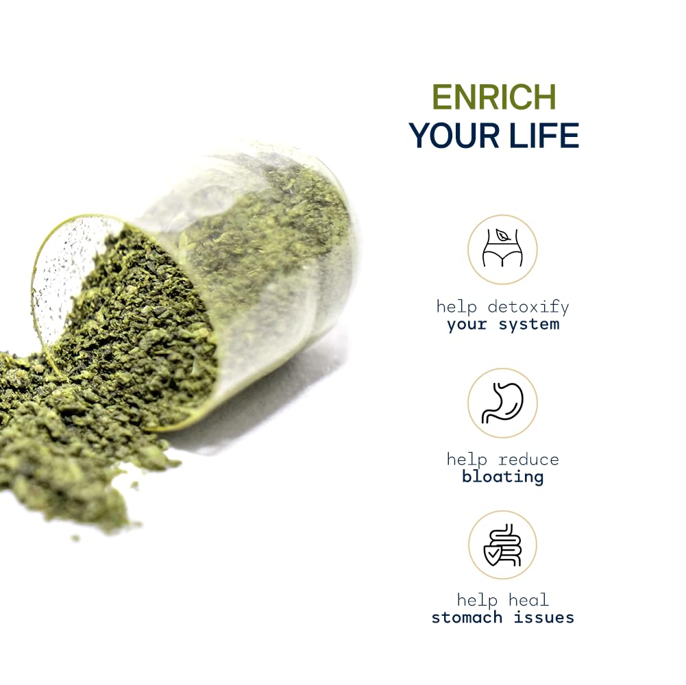 wheatgrass capsules with antioxidants