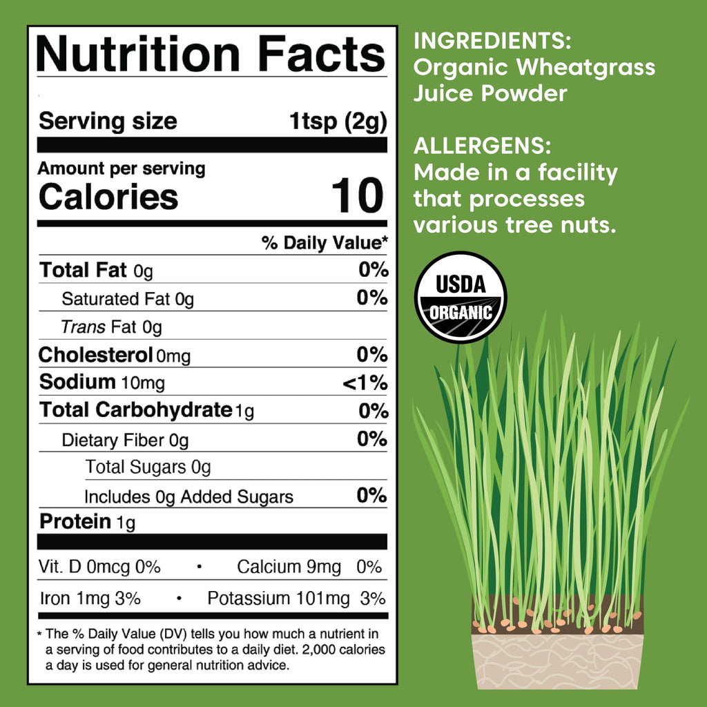 wheatgrass juice powder for detox