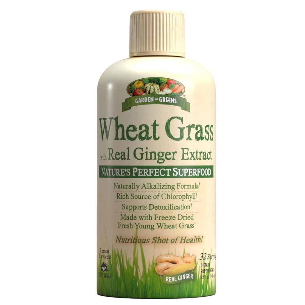 wheatgrass liquid with ginger extract