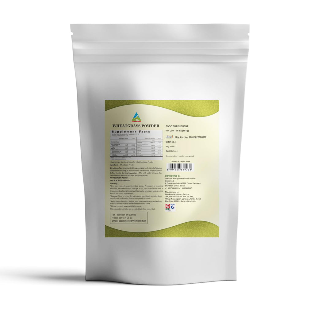 Wheatgrass powder for daily nutrition
