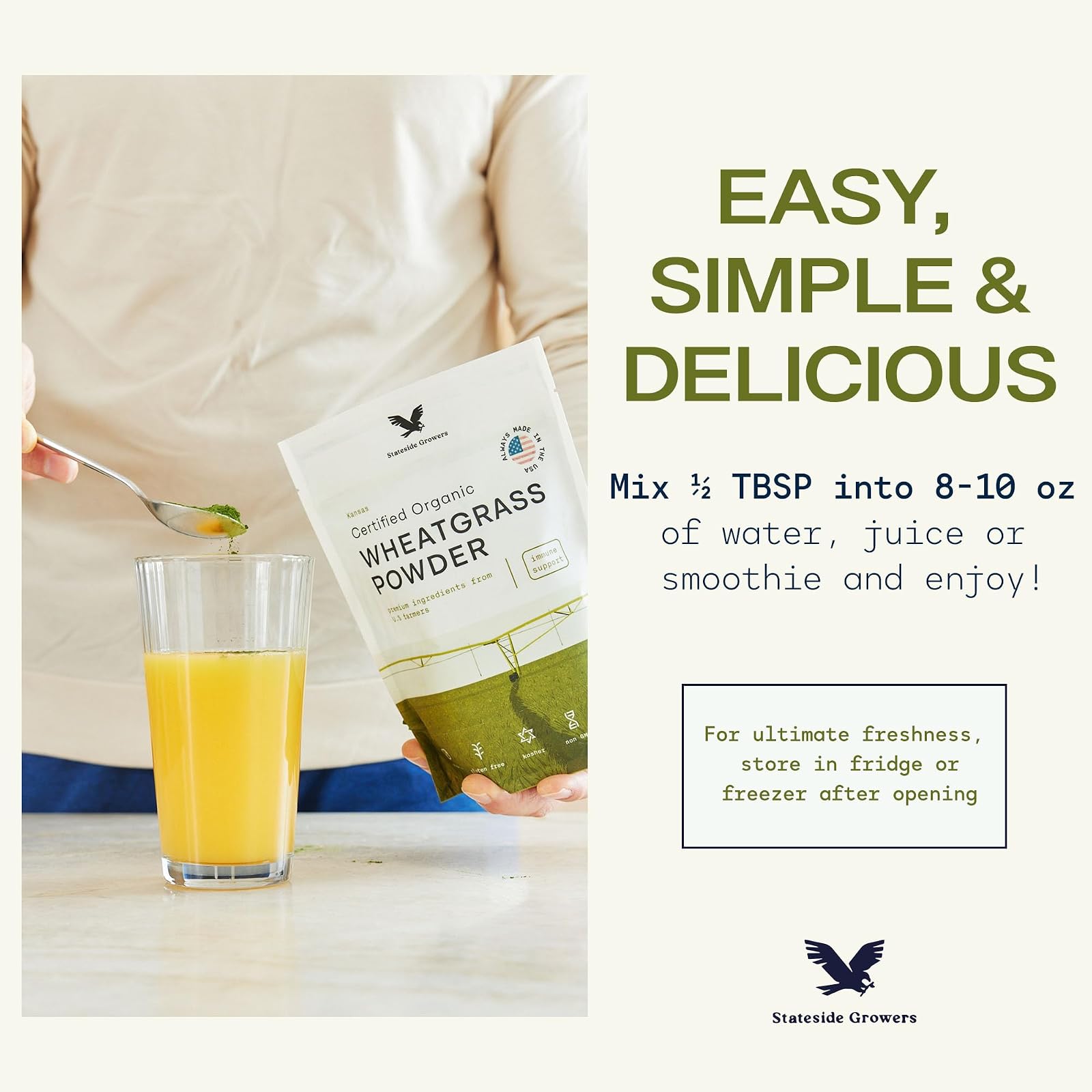 wheatgrass powder for detox drinks