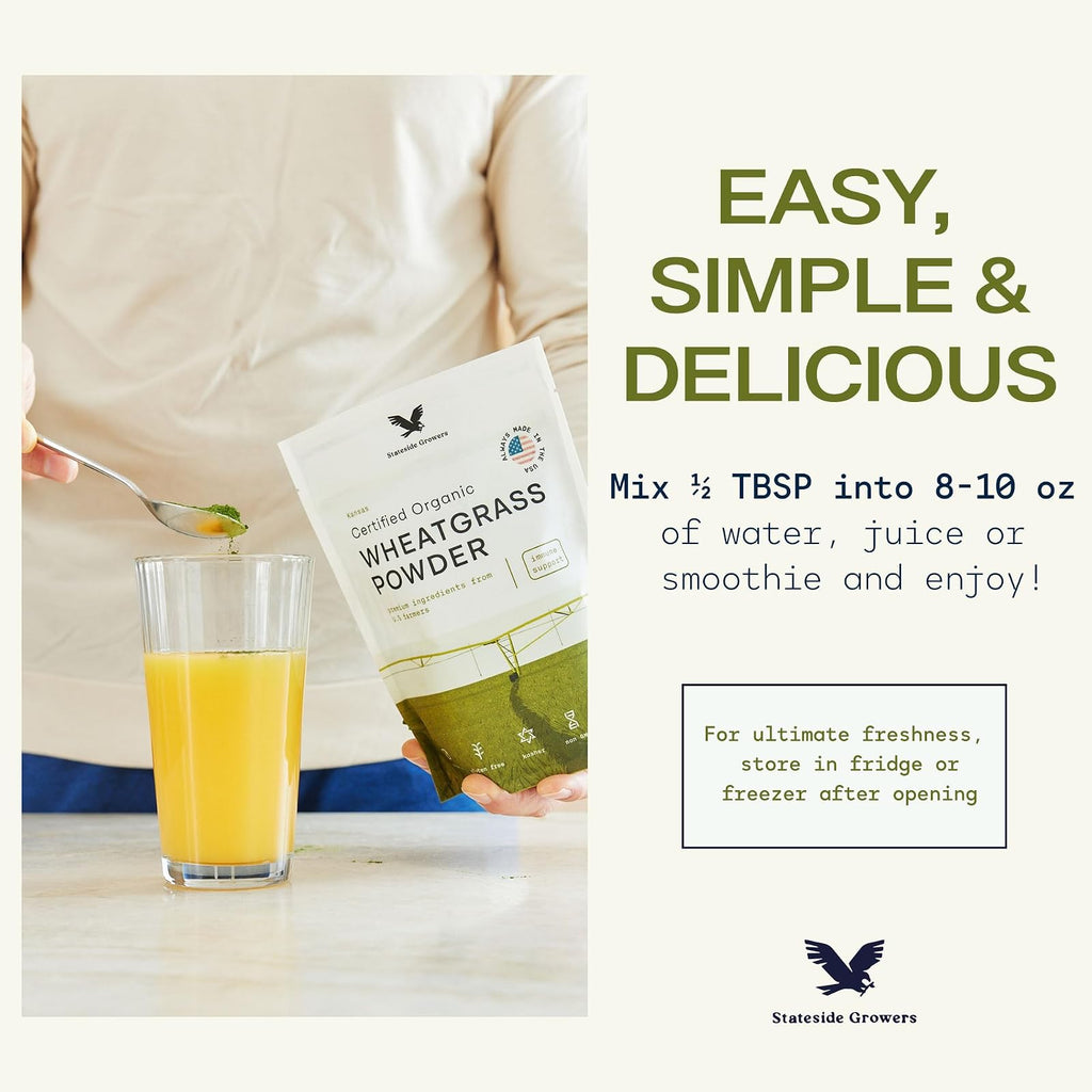 wheatgrass powder for detox drinks