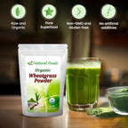 wheatgrass powder for detoxifying drinks