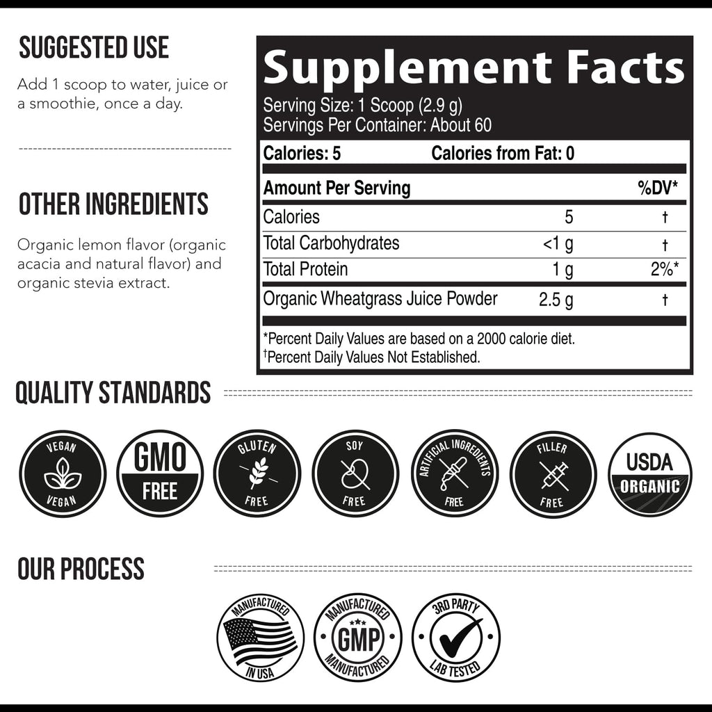 wheatgrass powder for immune support