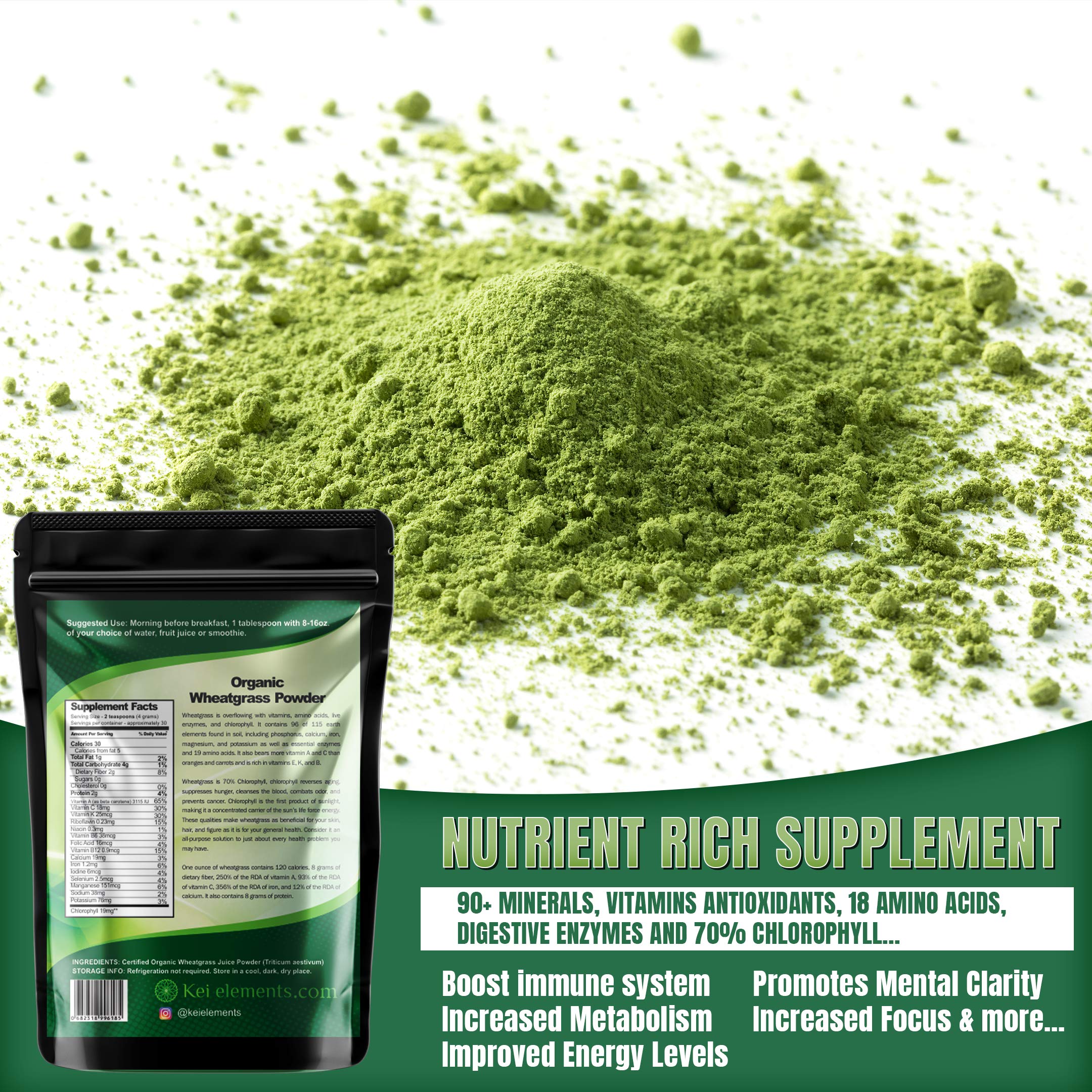 wheatgrass supplements for detox support