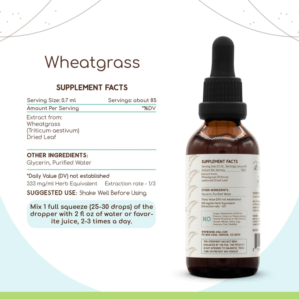 wheatgrass tincture for detoxification