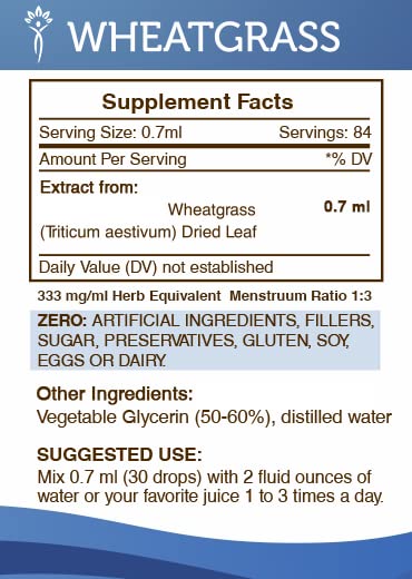 wheatgrass tincture for digestive health