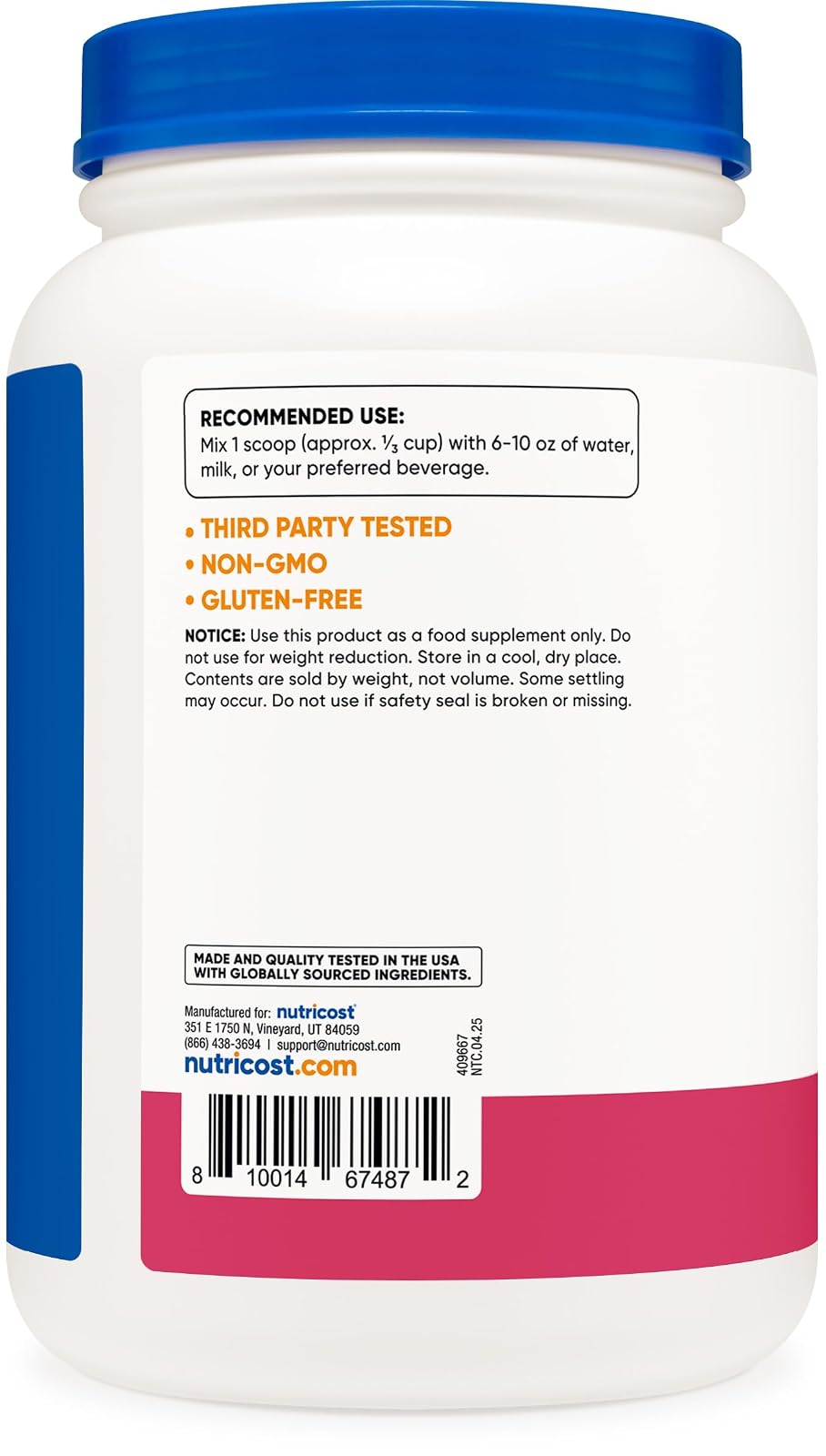 whey protein isolate for post-workout nutrition