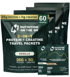 Whey protein isolate travel packets
