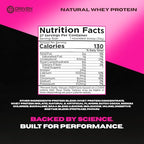Whey protein powder for post-workout nutrition