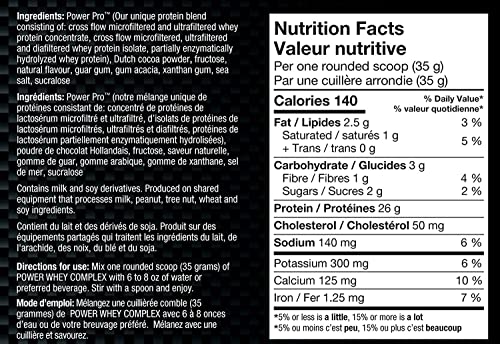 whey protein with 26g protein per serving