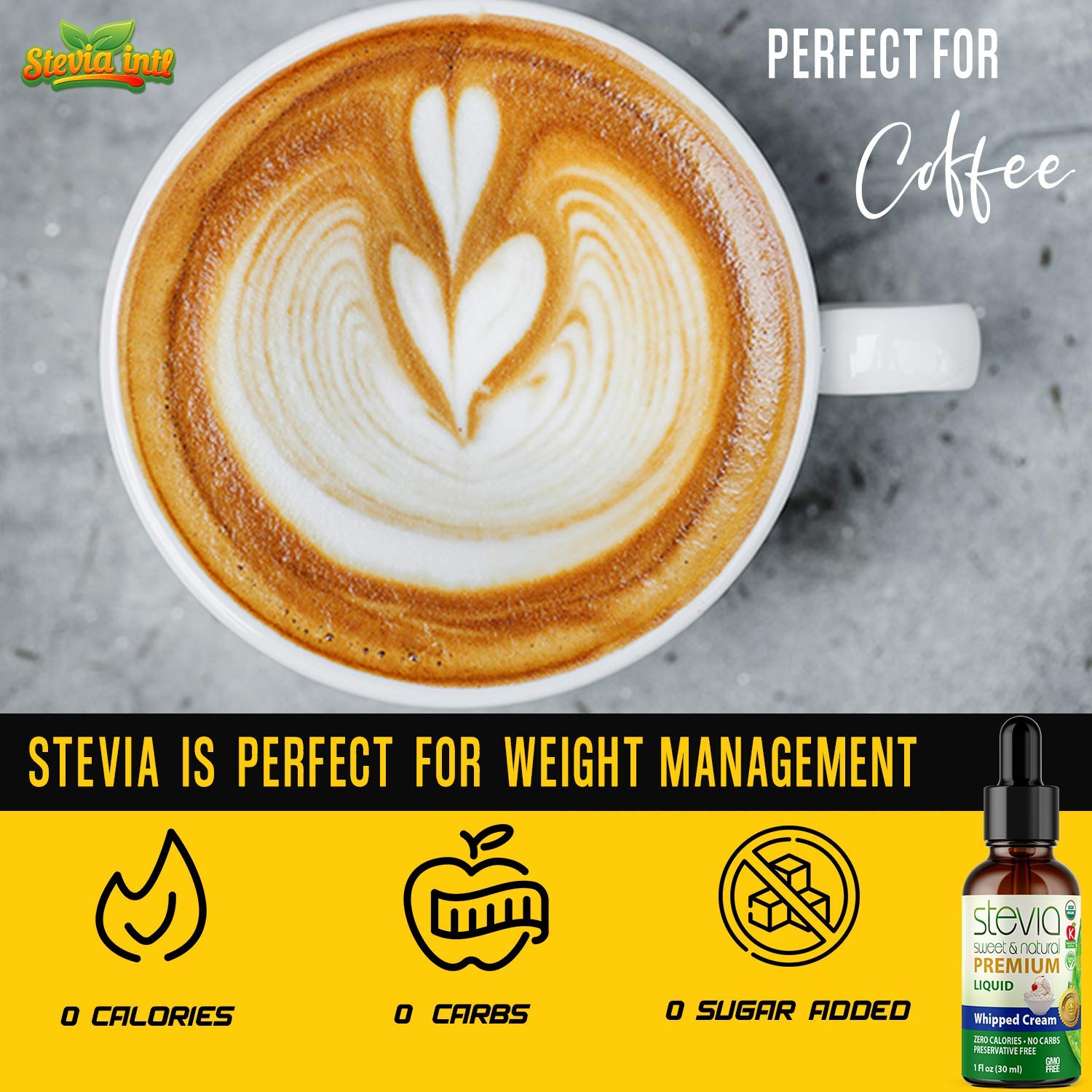 whipped cream flavour stevia extract