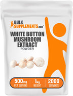 White button mushroom extract benefits