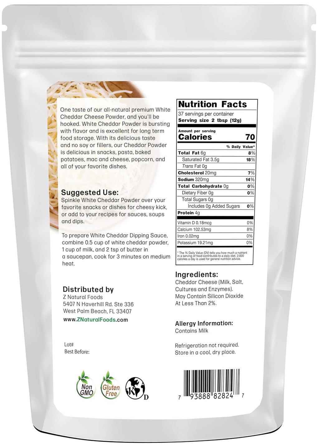 white cheddar cheese powder for cooking
