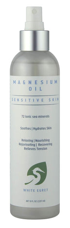 White Egret magnesium oil for relaxation