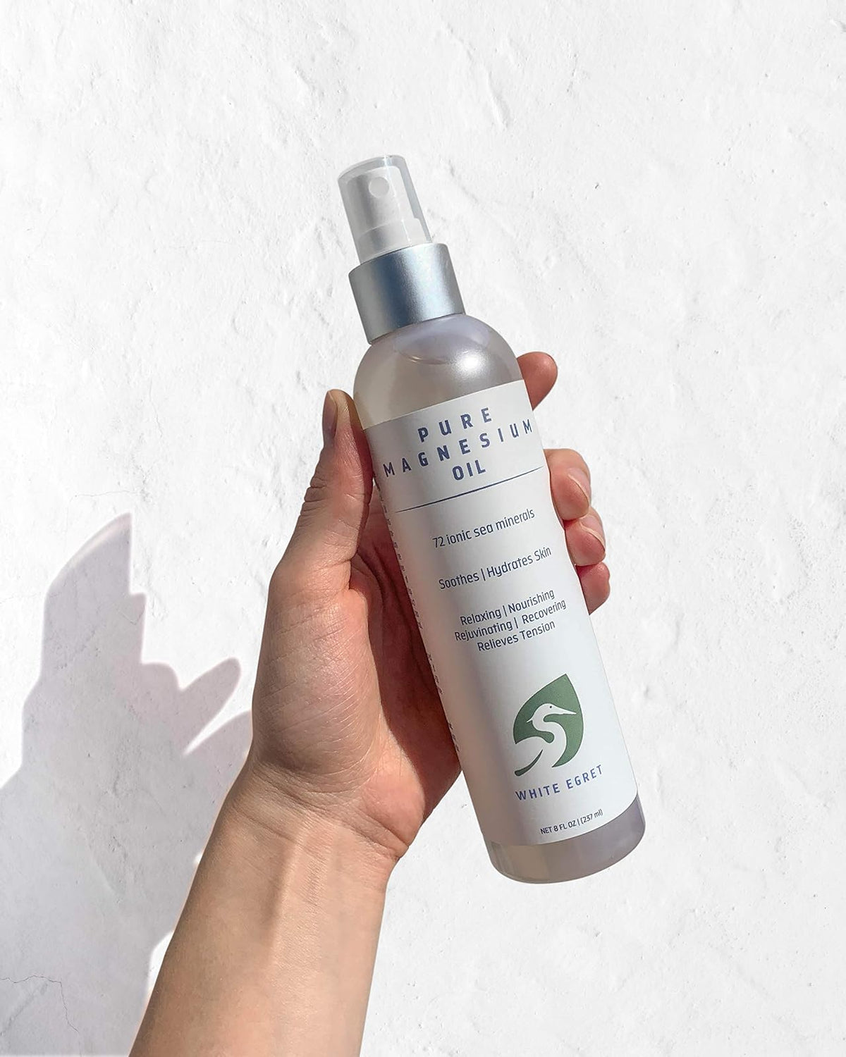 WHITE EGRET Magnesium Oil skin benefits