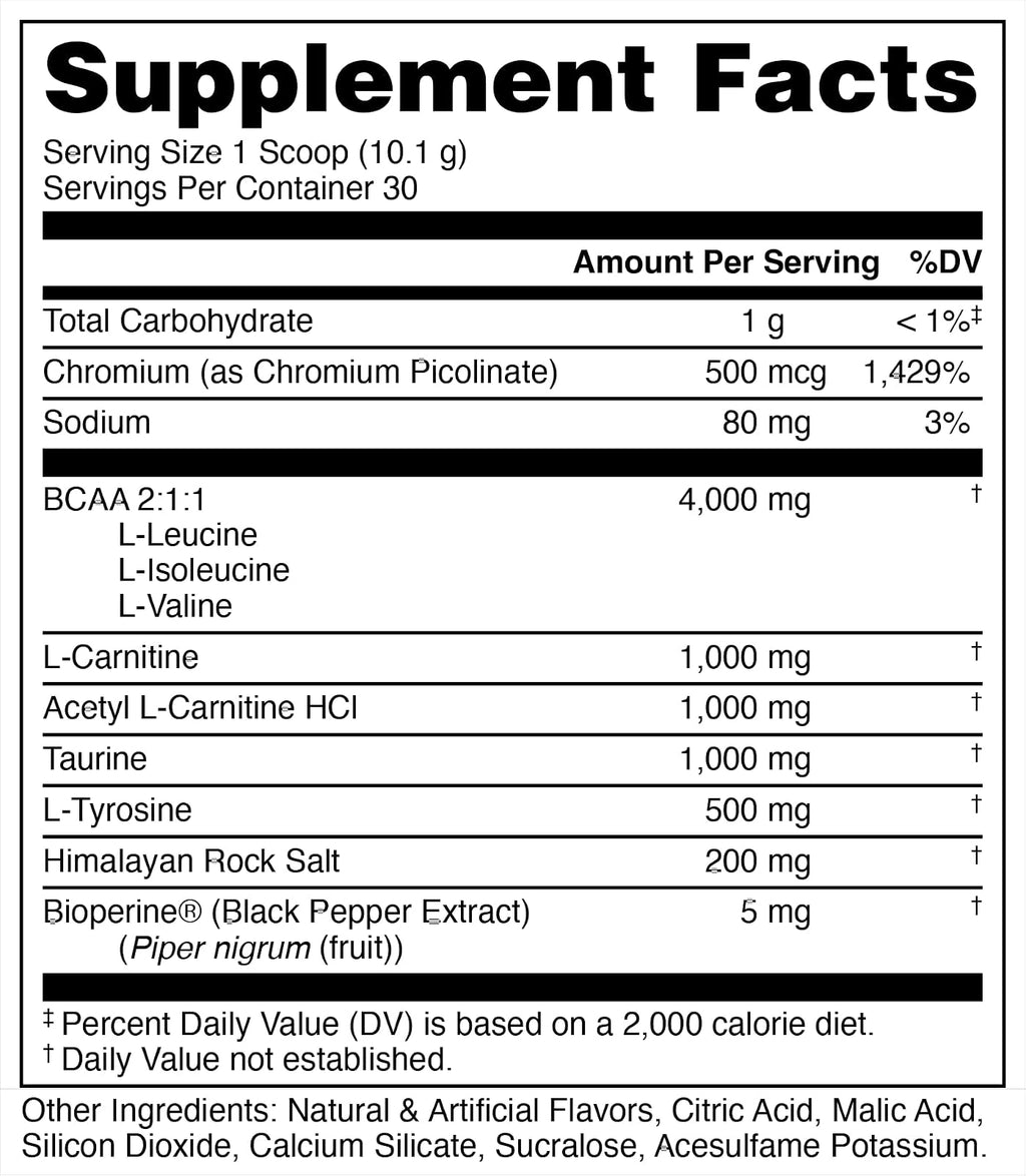 White gummy deer flavour BCAA supplement
