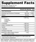 White gummy deer flavour BCAA supplement
