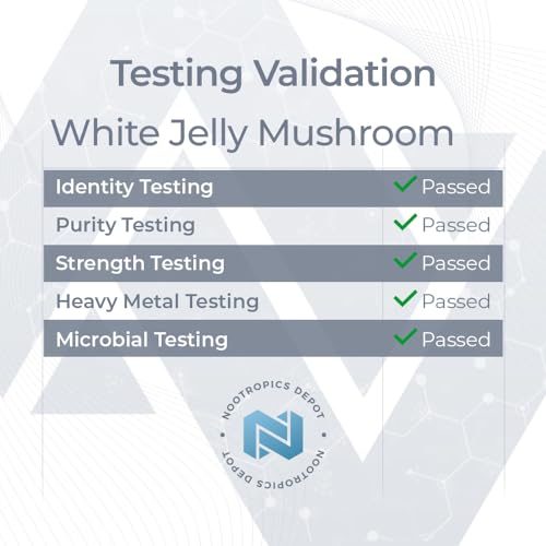 White jelly mushroom for hydration
