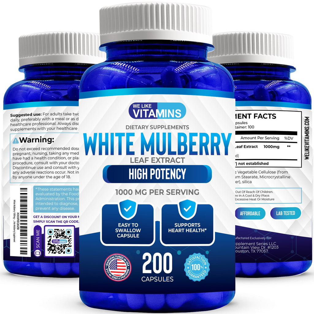 White Mulberry Leaf Extract capsules