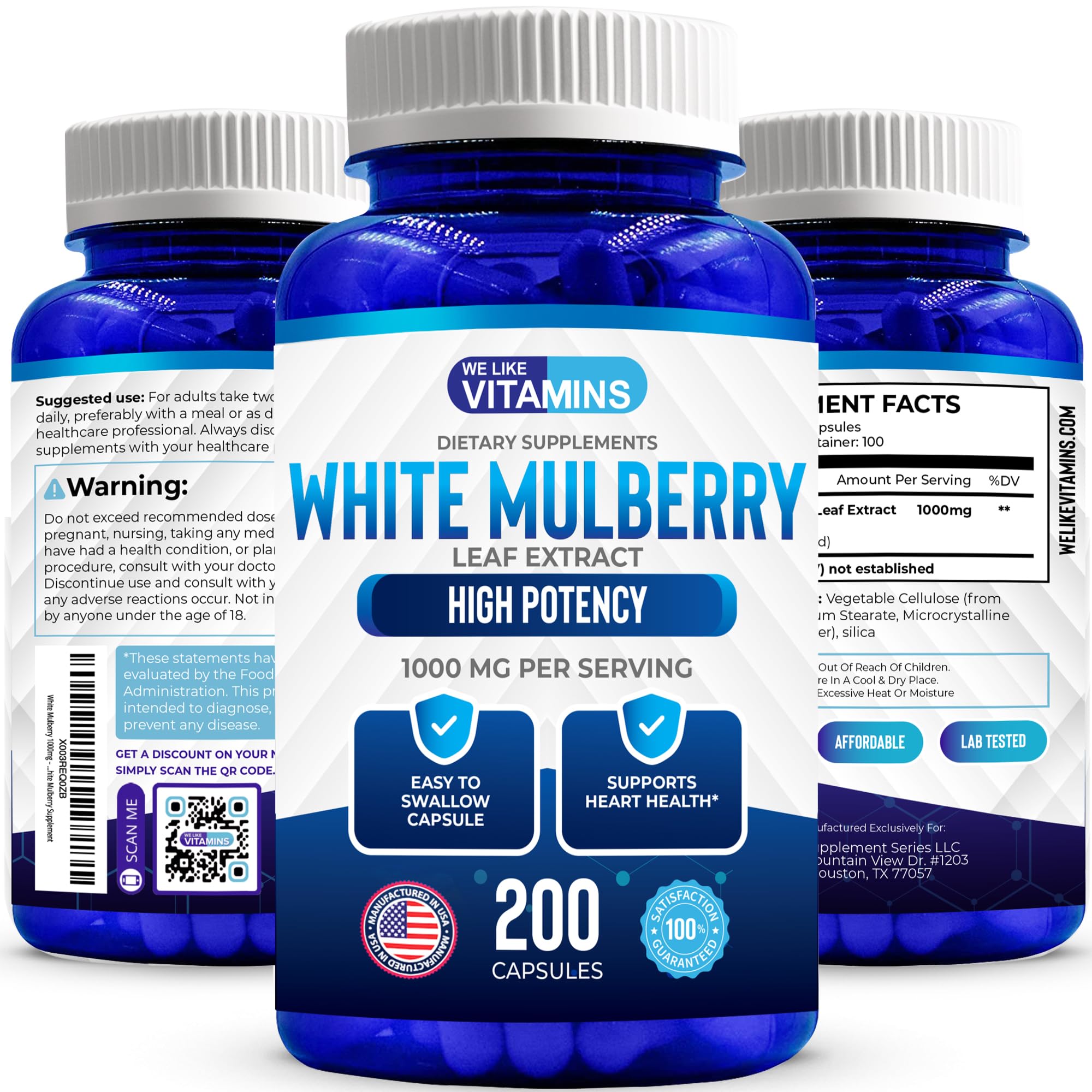 White Mulberry Leaf Extract capsules