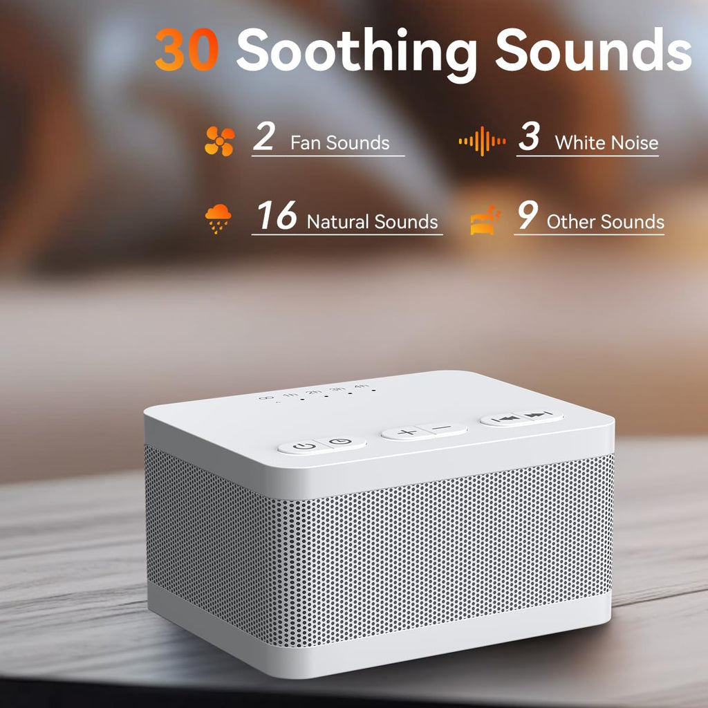 white noise machine with soothing sounds