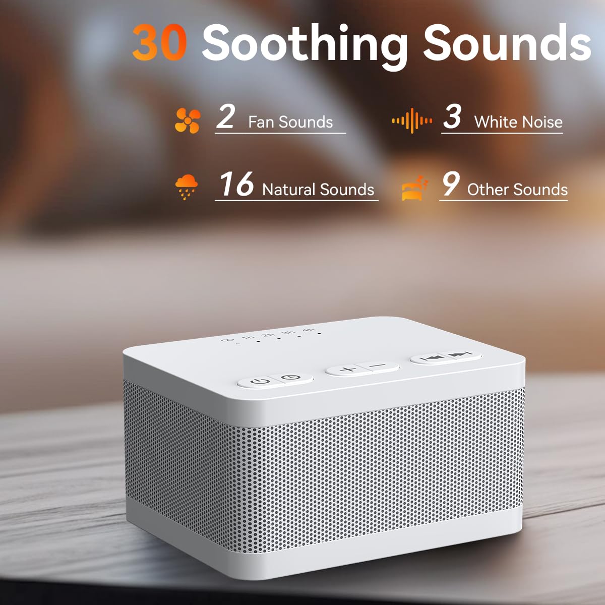 white noise machine with soothing sounds