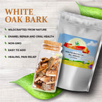 white oak bark for skin health