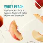 White peach electrolyte tablets for energy