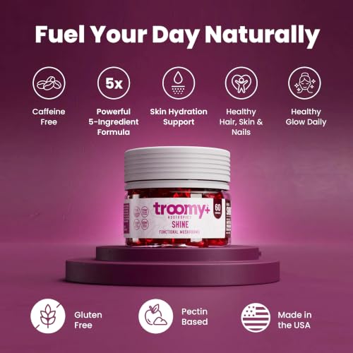 White peach pomegranate mushroom supplements