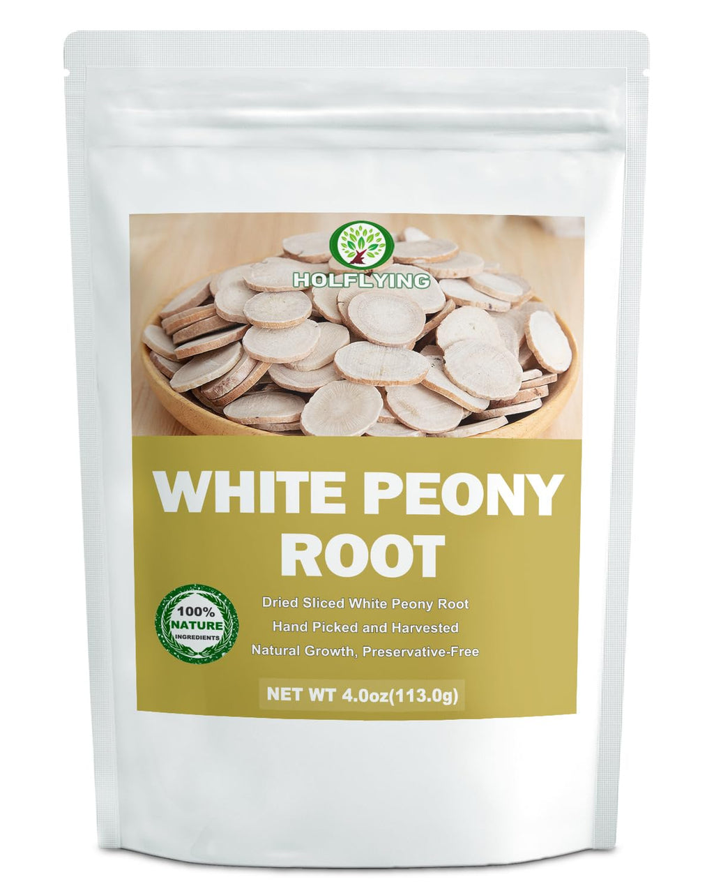 White Peony Root Slices for herbal tea