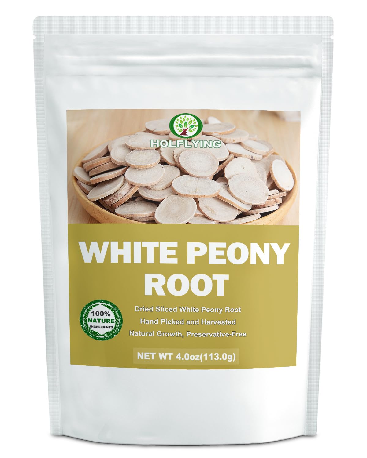 White Peony Root Slices for herbal tea