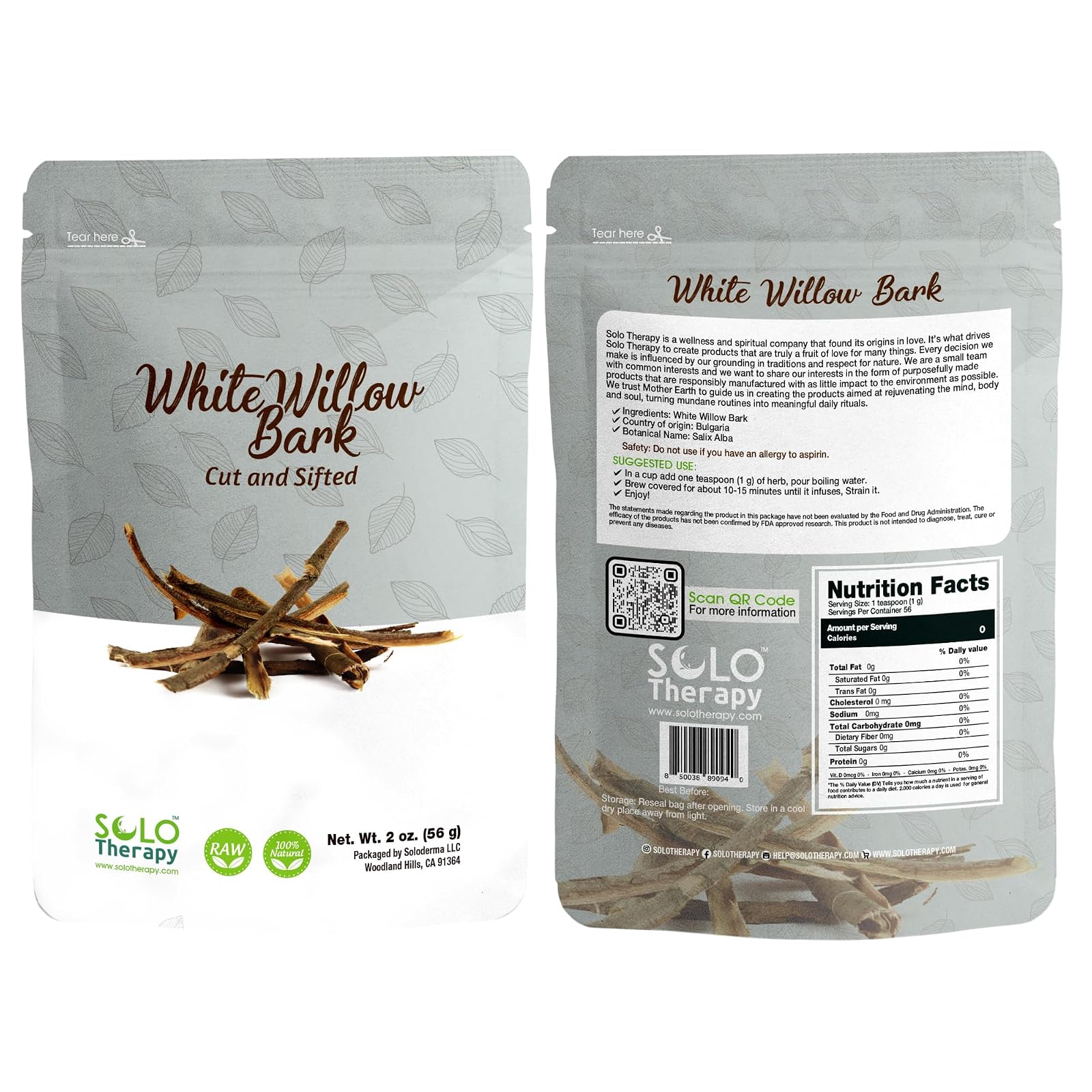 White Willow Bark herbal tea benefits