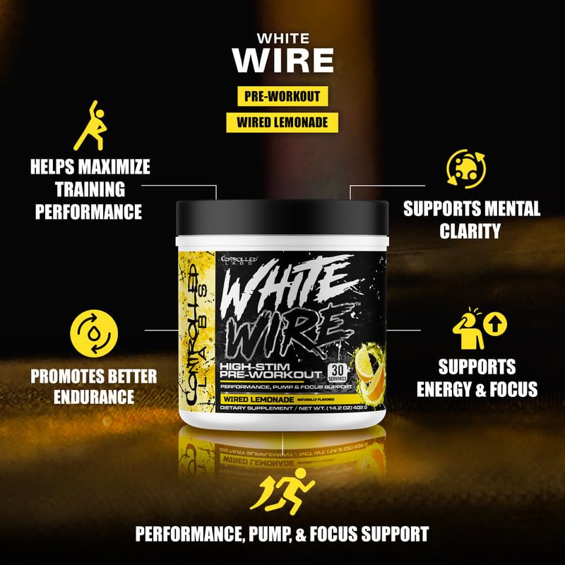 White Wire pre-workout for enhanced performance