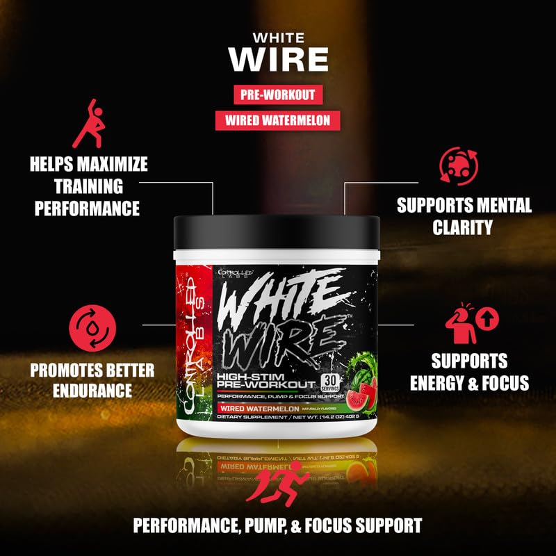 White Wire pre-workout with natural ingredients