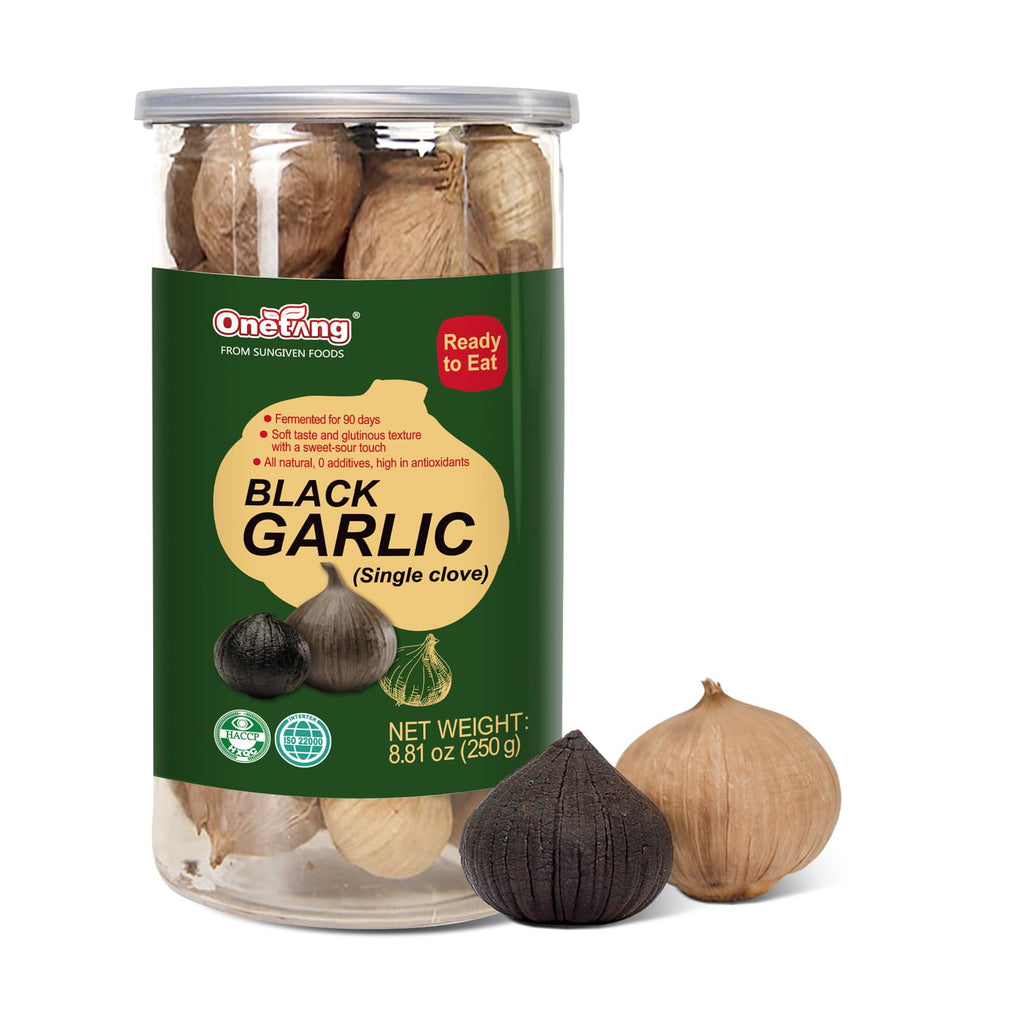 whole black garlic superfood snack