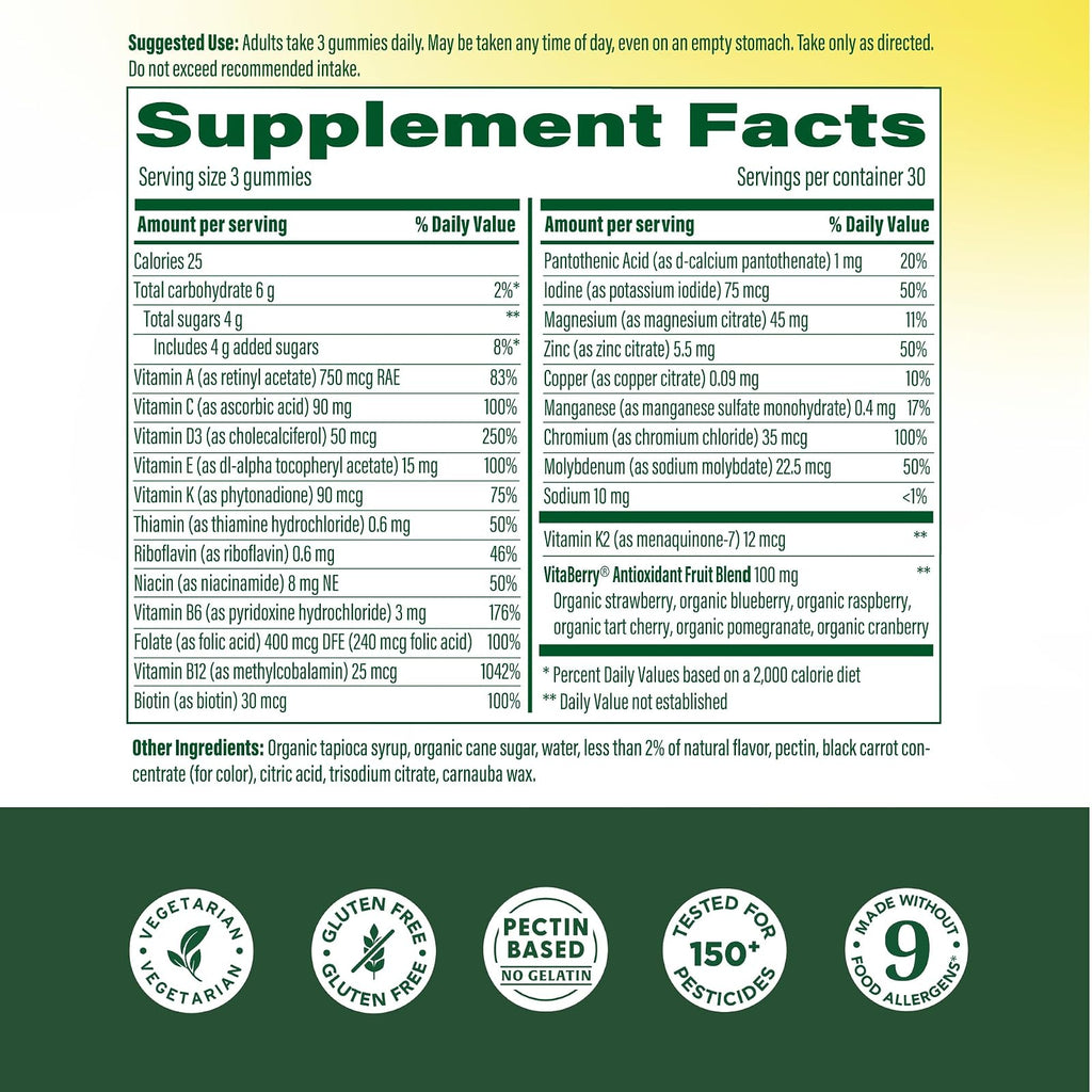 whole body support gummies for seniors