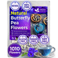 whole dried butterfly pea flowers