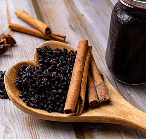whole dried elderberries for baking