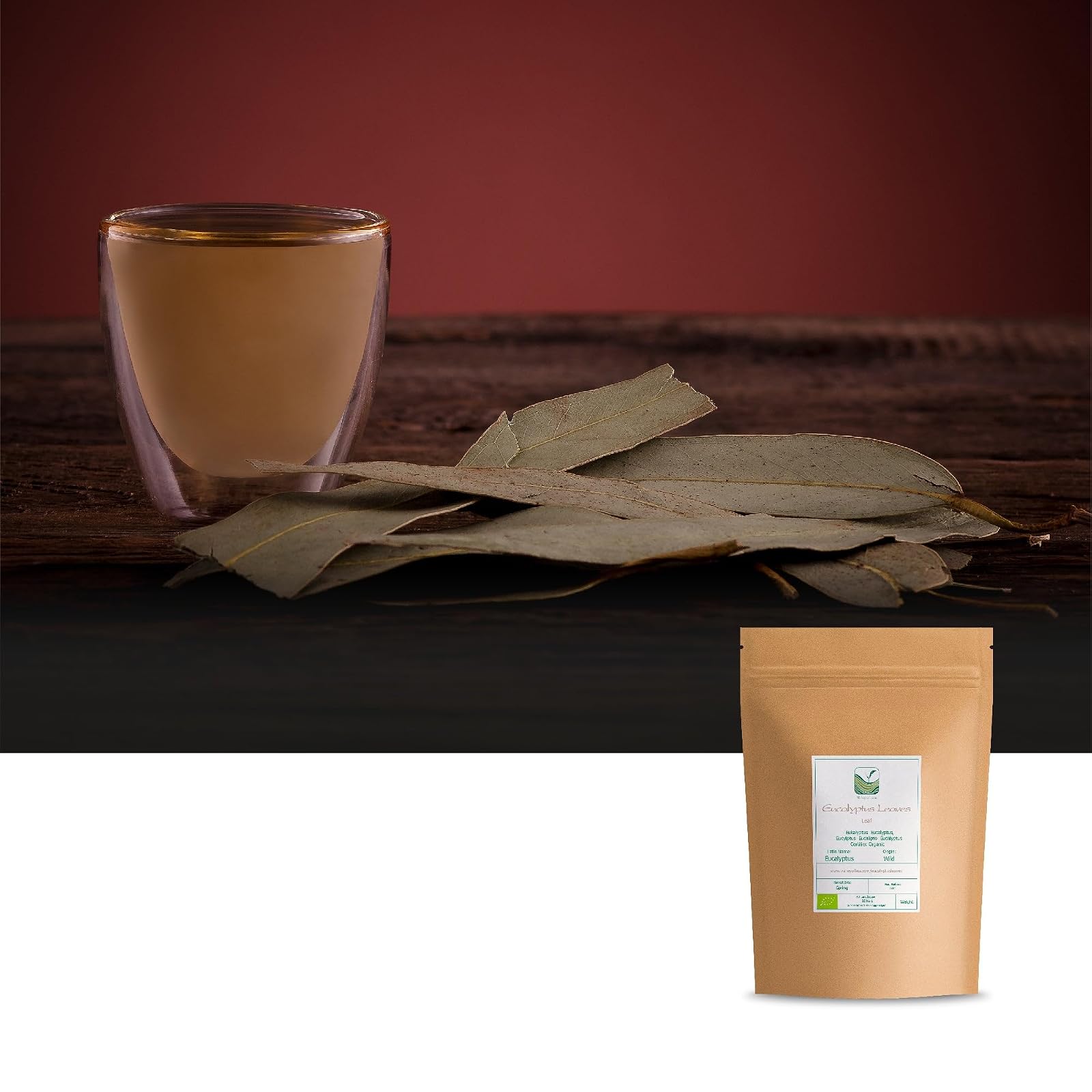 whole dried eucalyptus for soothing tea